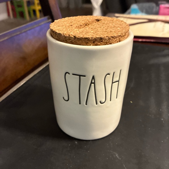 Rae Dunn | Accents | Rae Dunn Cream Jar With Cork Lid | Poshmark